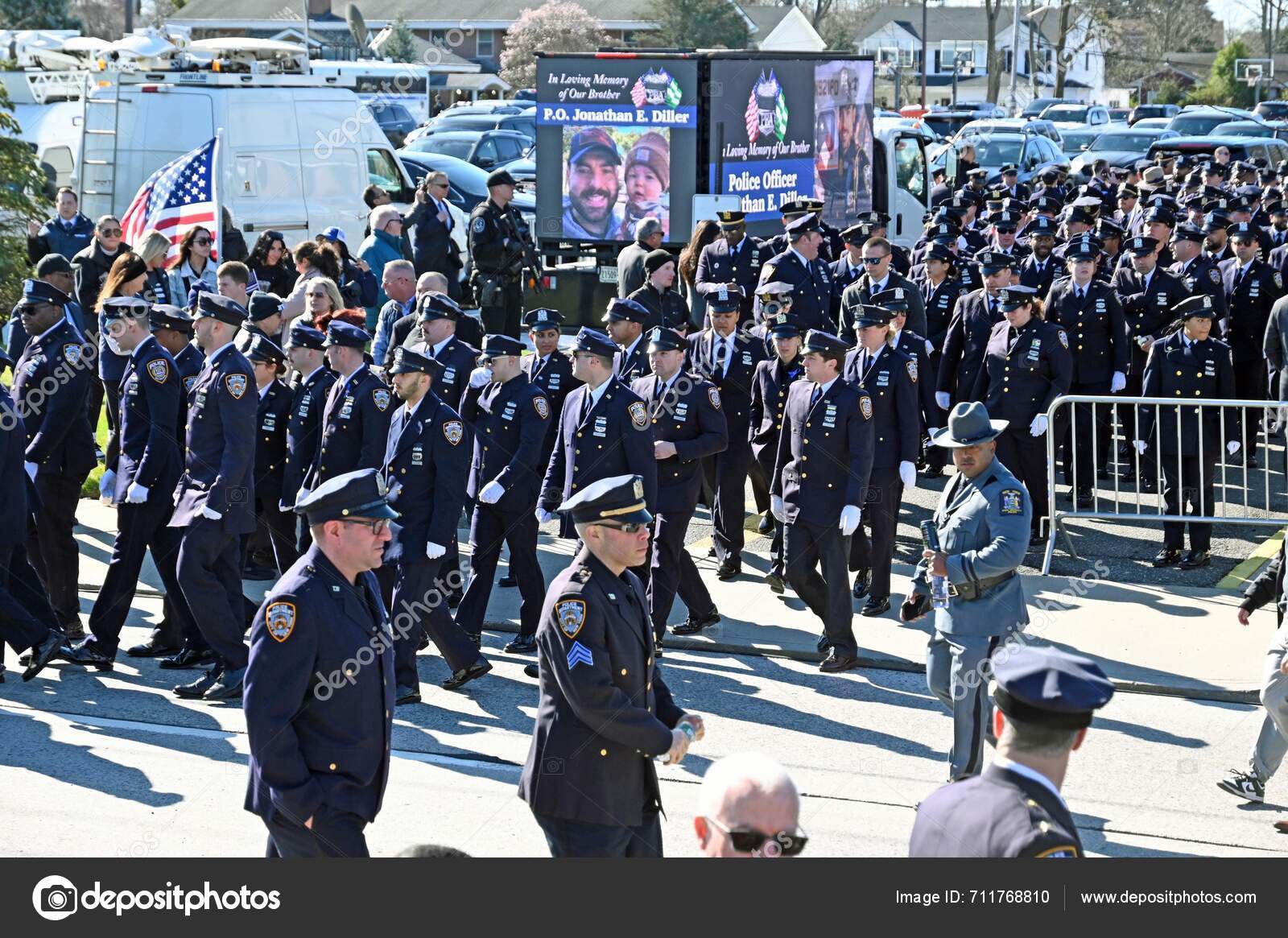 Funeral Nypd Officer Jonathan Diller Police Officer Who Shot Killed ...