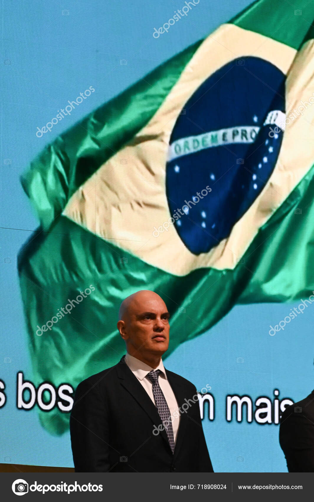 Sao Paulo Brazil 2024 Alexandre Moraes Minister Stf Supreme Federal ...