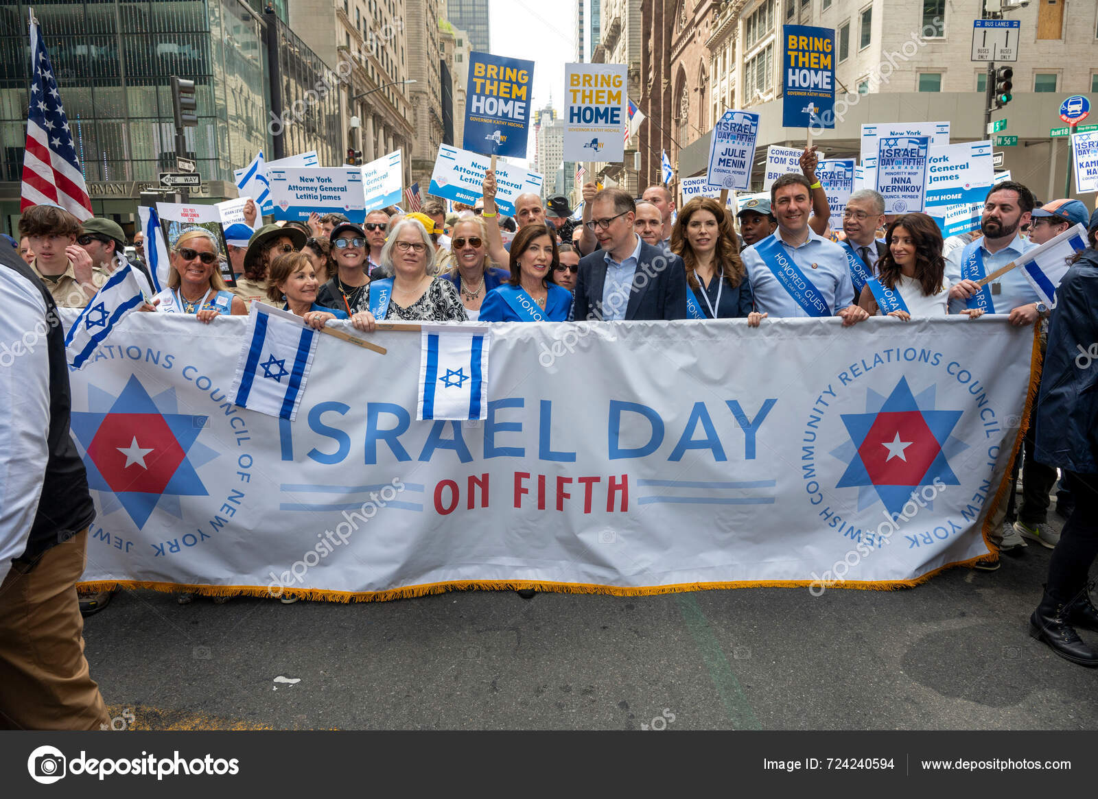 2024 Celebrate Israel Parade Giugno 2024 New York New York — Foto stock ...