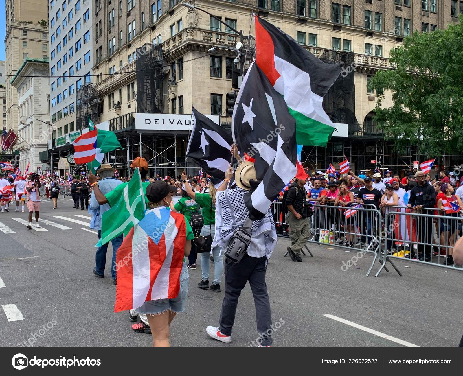 2024 Puerto Ricó Nemzeti Parádé New Yorkban 2024 Június New — Stock ...