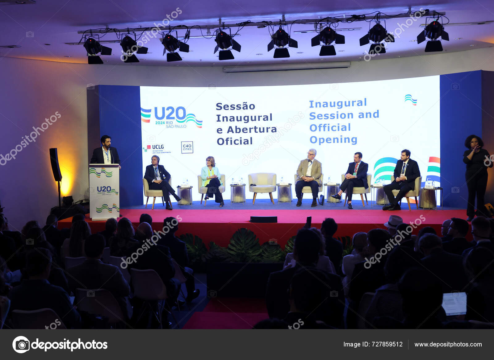 Sao Paulo 2024 Ceremonia Apertura Urbana Con Vicealcalde Freetown Kweku ...