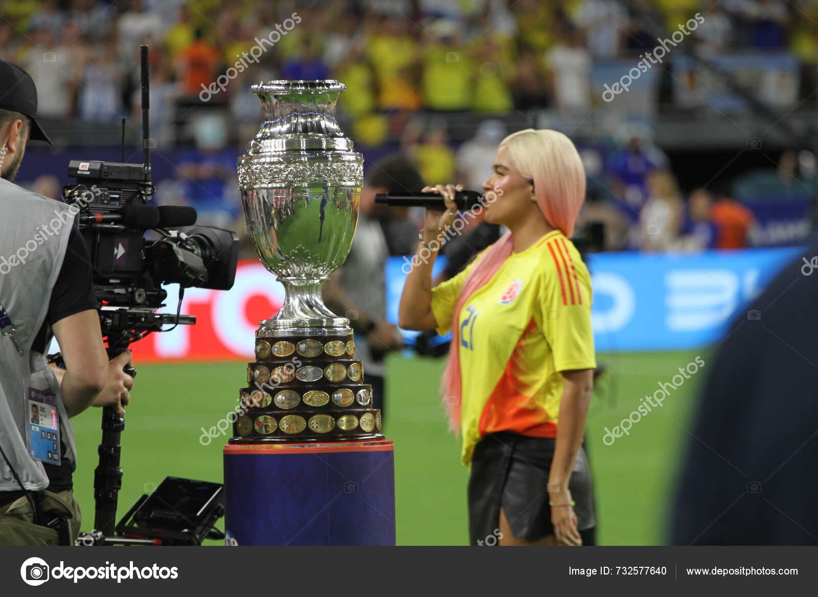 Spo Copa America 2024 Final Argentina Colombia July 2024 Miami — Stock ...