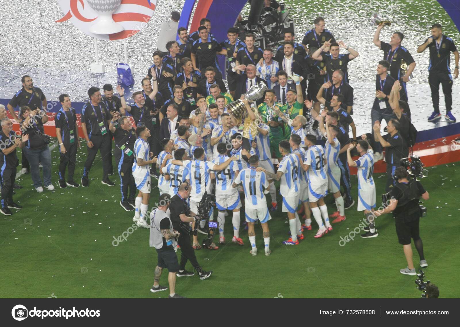 Argentina Champion Copa America 2024 July 2024 Miami Florida Usa ...