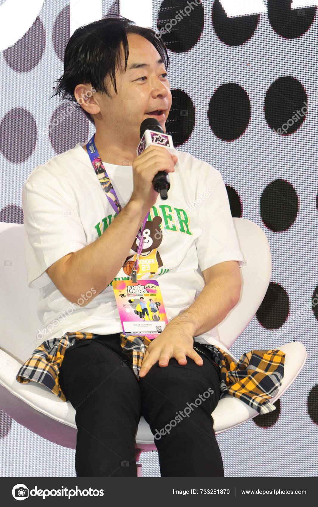 Sao Paulo 2024 Interview Takumi Tsursui Jiraya Takumi Hashimoto Manabu — Stock Editorial Photo ...