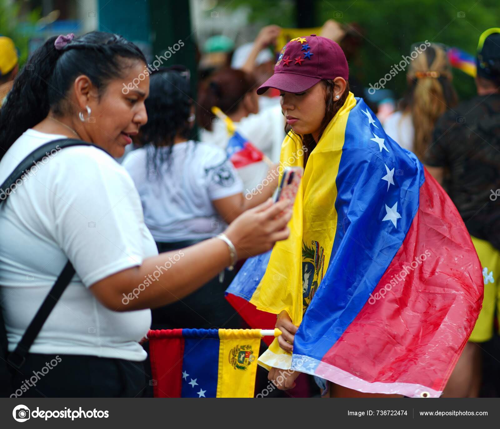 Venezuelan Community New York Protests Election Results Union Square ...