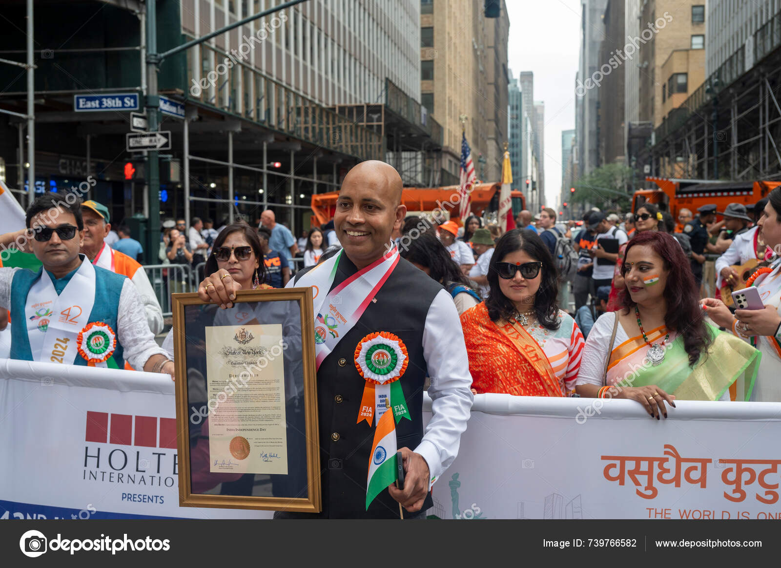 42Nd Annual India Day Parade 2024 August 2024 New York — Stock ...