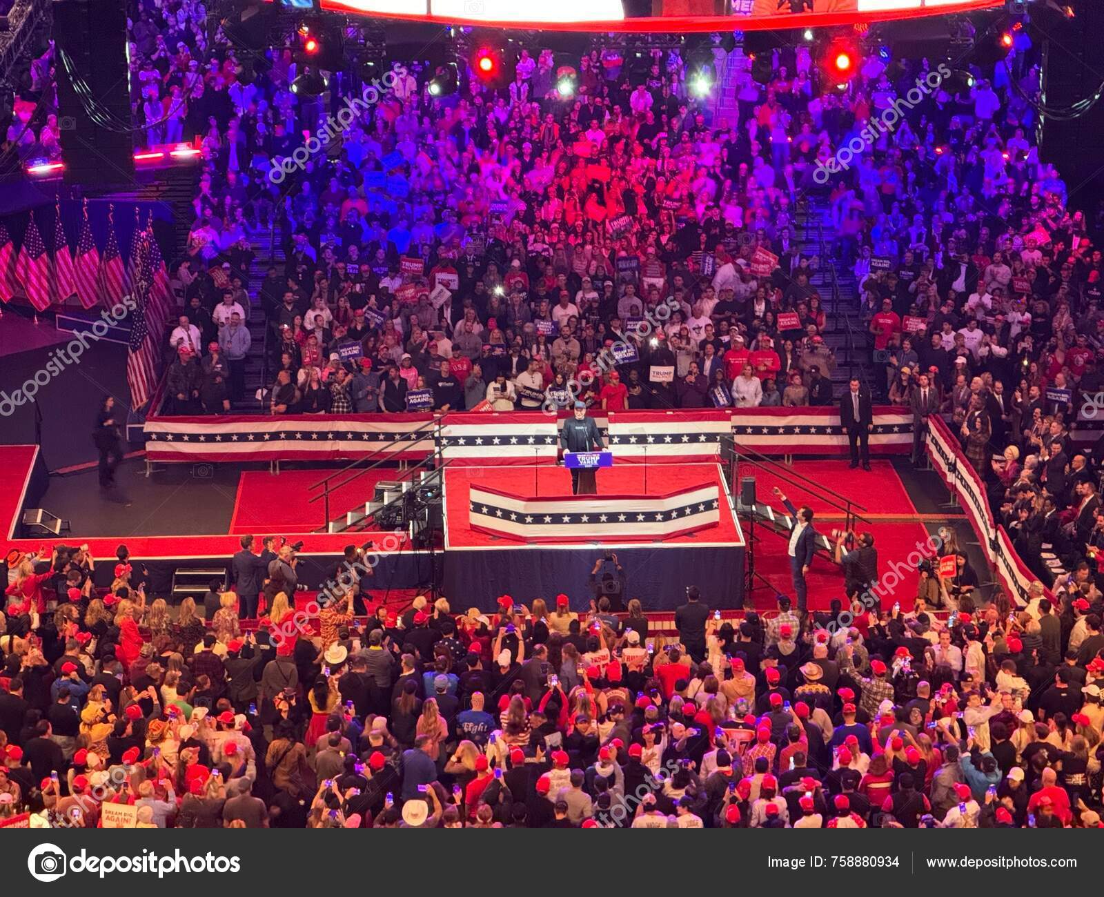 President Donald Trumps Rally Iconic Madison Square Garden New York ...