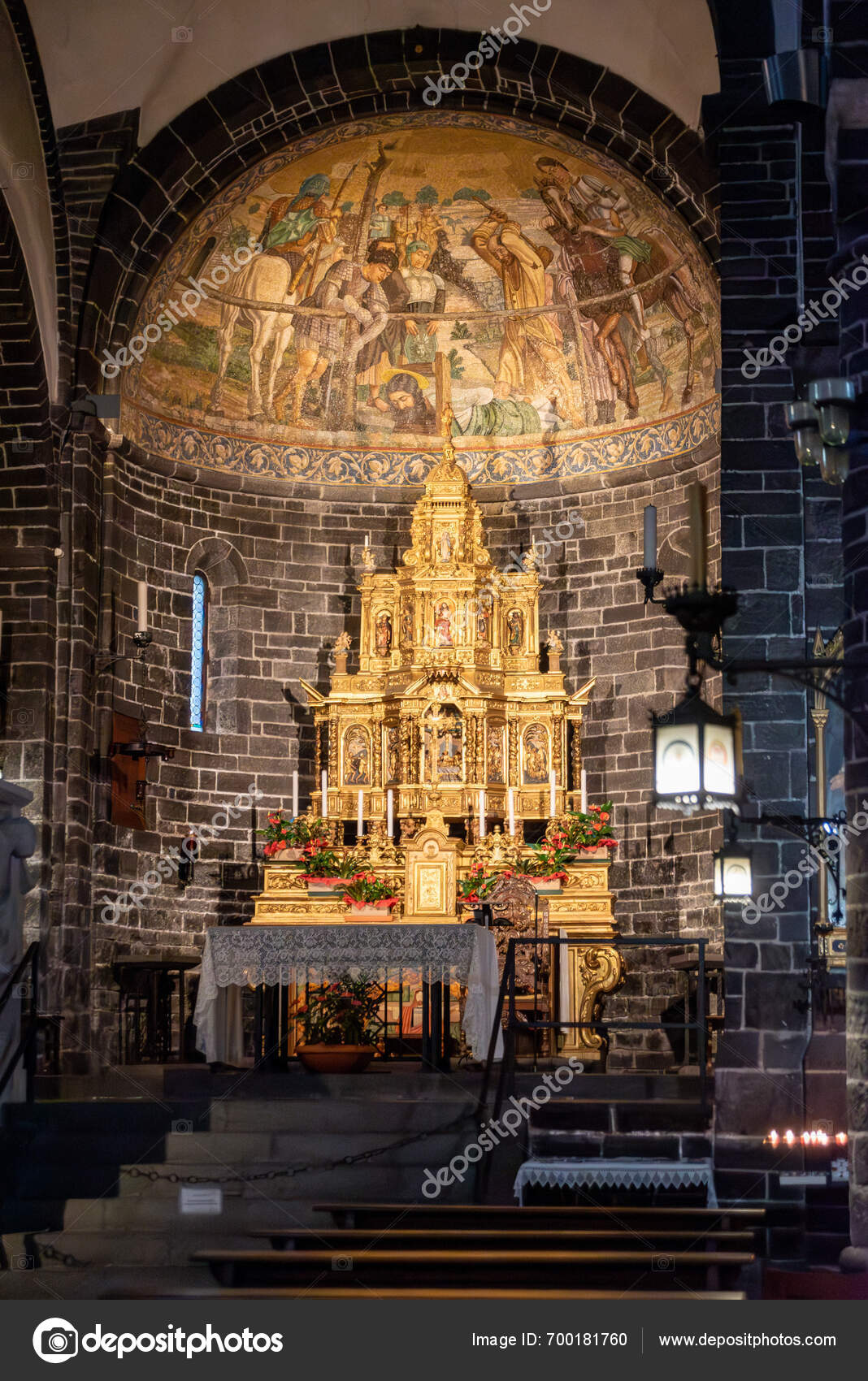Bellagio Italy October 2023 Basilica San Giacomo Bellagio Italy — Stock Editorial Photo ...