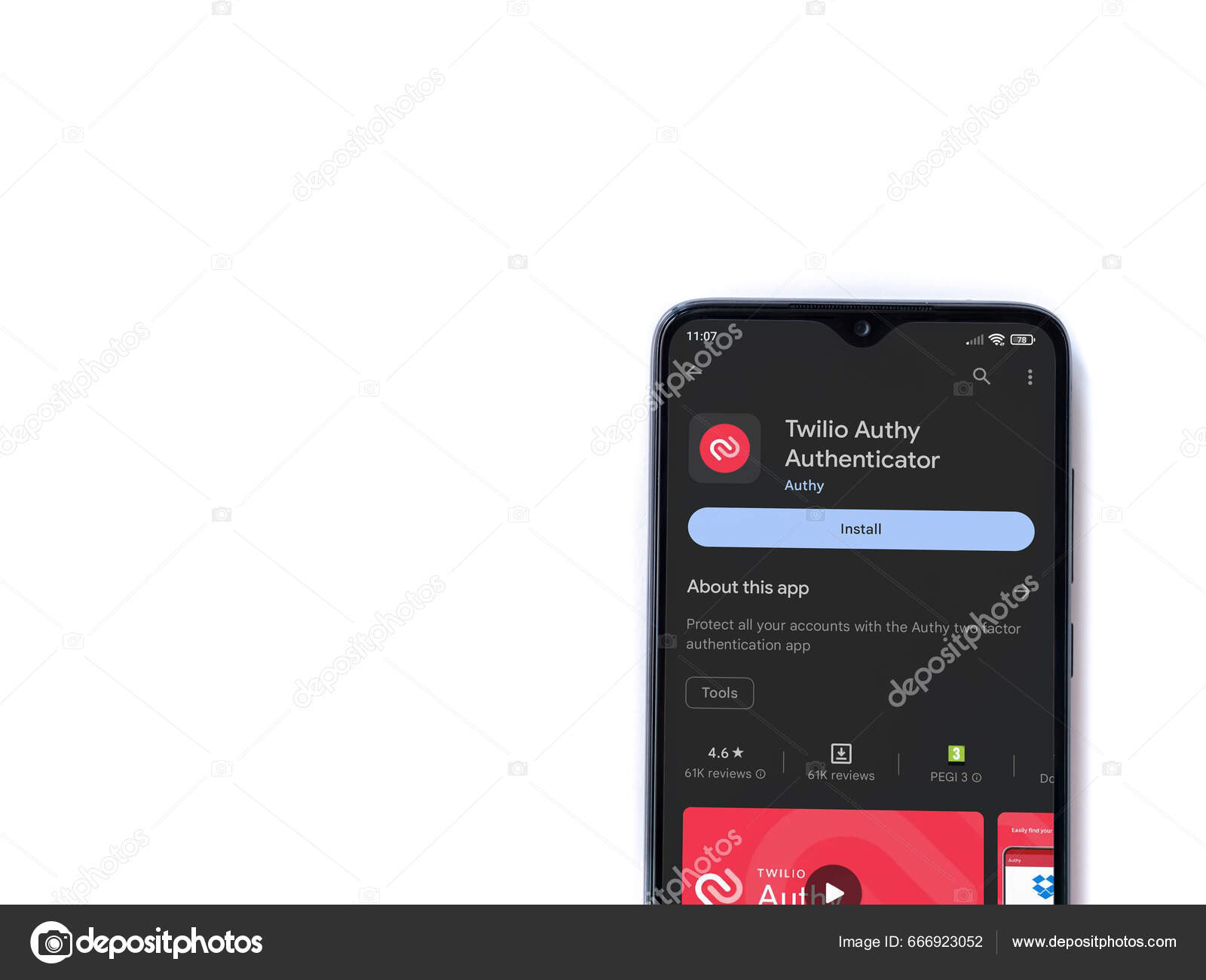 Lod Israel July 2023 Twilio Authy Authenticator App Play Store – Stock ... Lod Israel July 2023 Twilio Authy Authenticator App Play Store – Stock ...