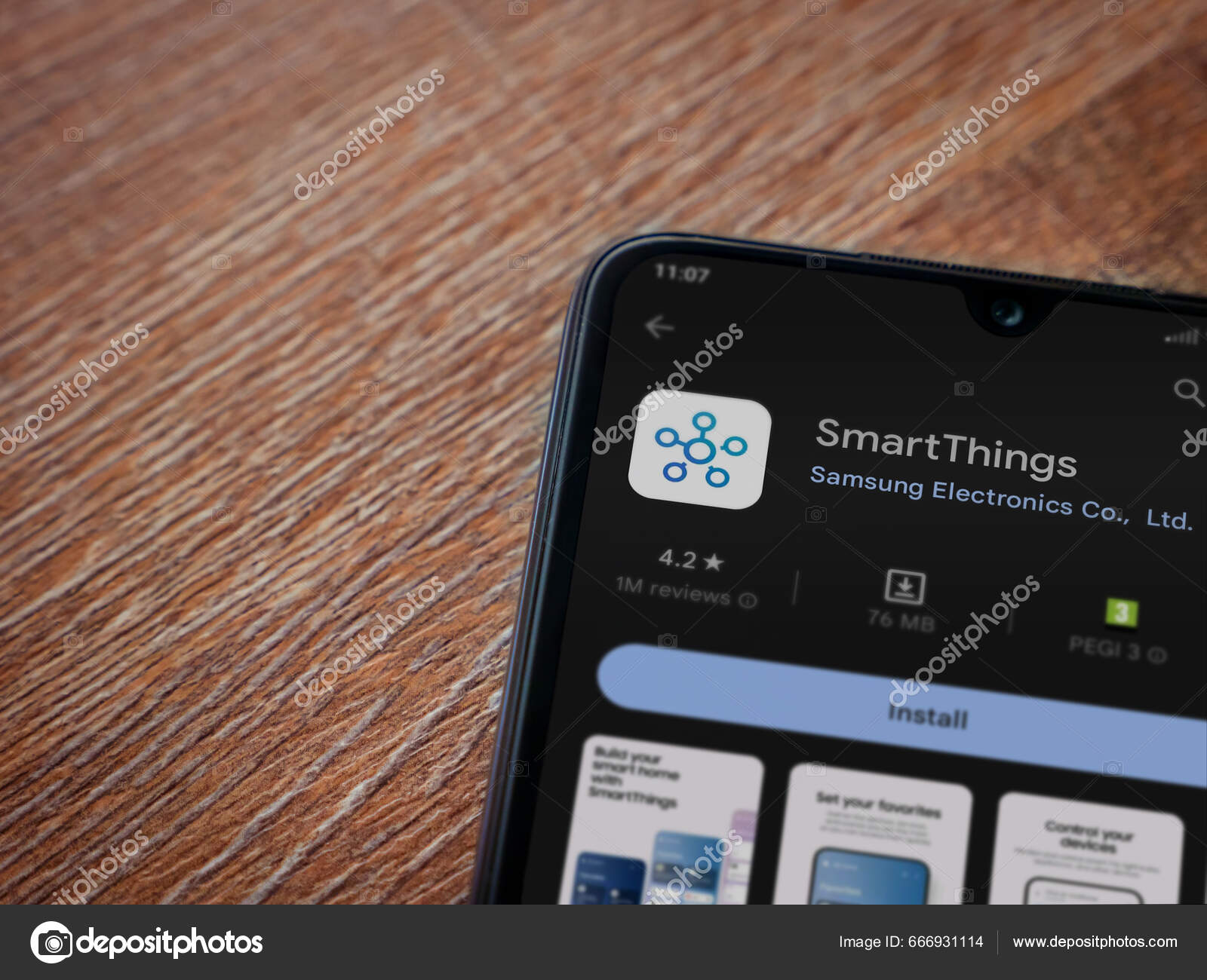 Lod Israel July 2023 Smartthings App Play Store Page Smartphone – Stock Editorial Photo ...