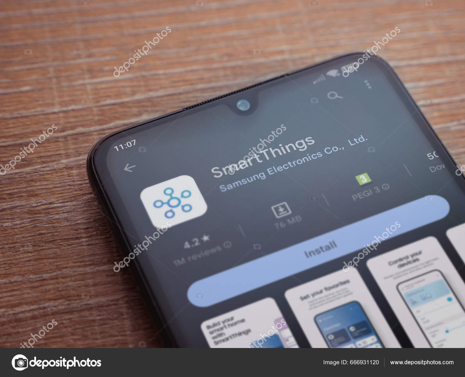 Lod Israel July 2023 Smartthings App Play Store Page Smartphone – Stock Editorial Photo ...
