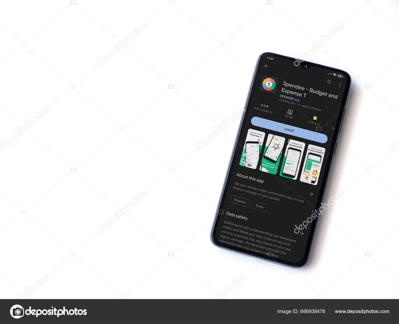Lod Israel July 2023 Spendee App Play Store Page Smartphone – Stock ...