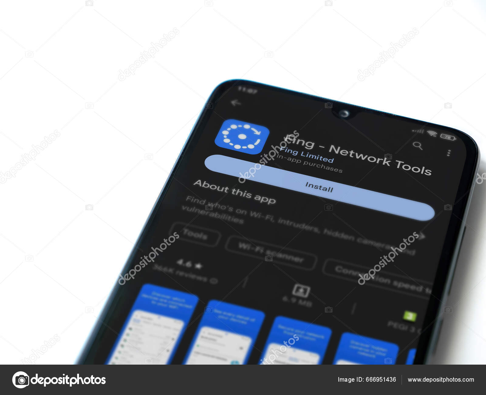 Lod Israel July 2023 Fing App Play Store Page Smartphone – Stock ...