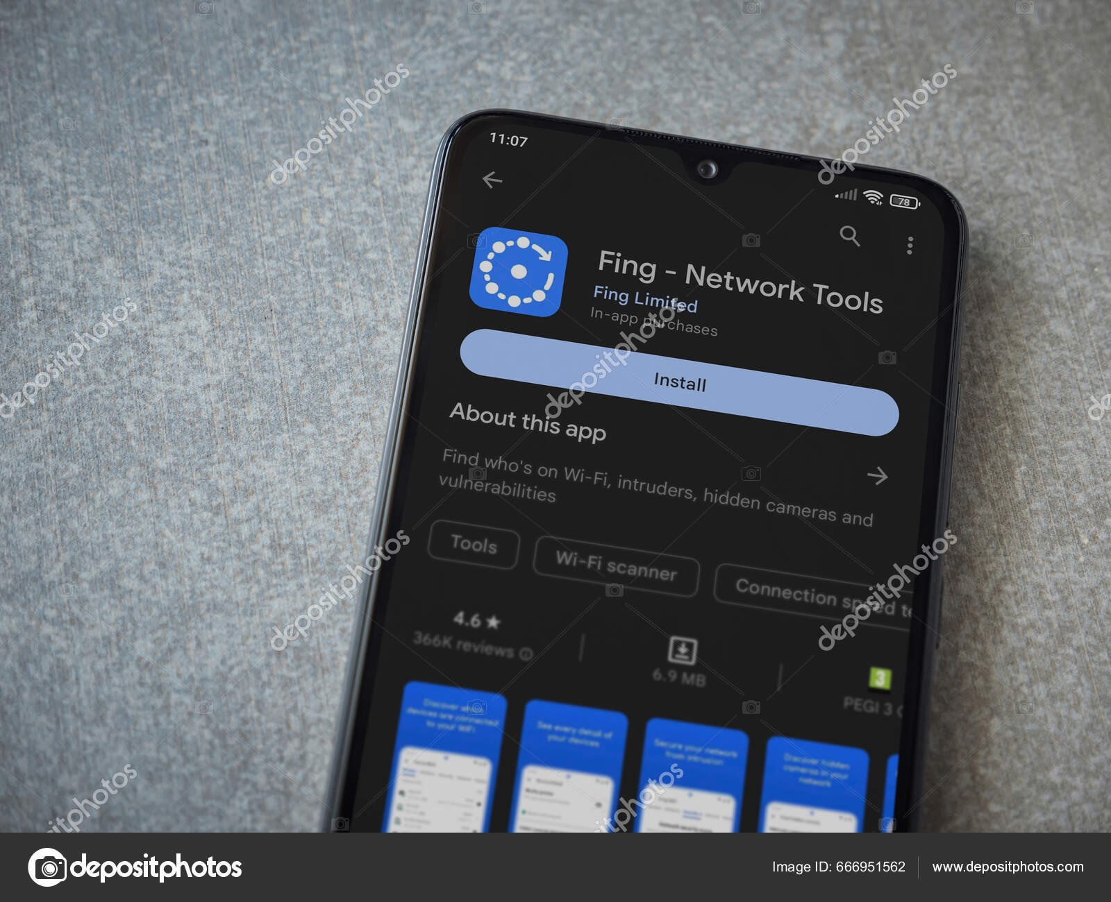 Lod Israel July 2023 Fing App Play Store Page Smartphone – Stock ...