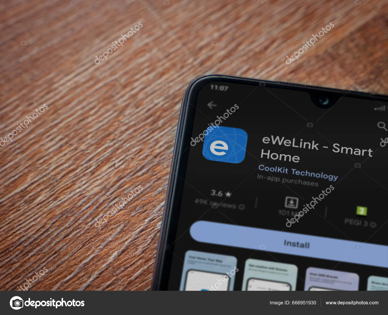 Lod Israel July 2023 Ewelink App Play Store Page Smartphone – Stock ...