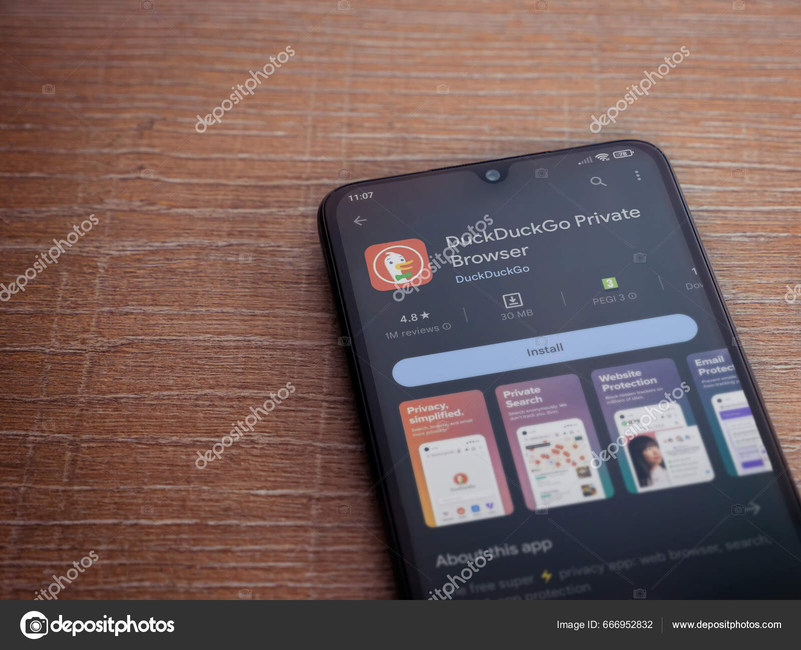 Lod Israel July 2023 Duckduckgo Private Browser App Play Store – Stock ...