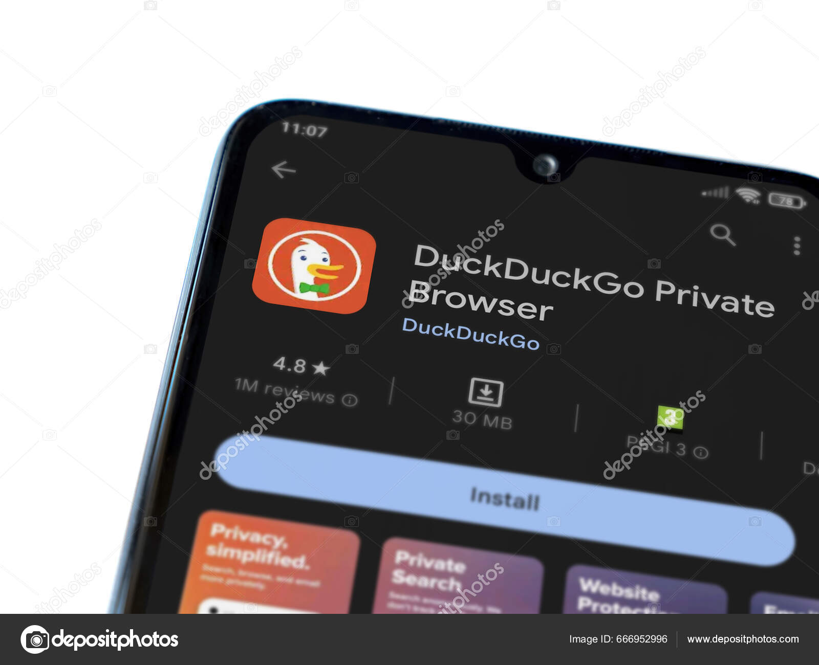 Lod Israel July 2023 Duckduckgo Private Browser App Play Store – Stock ...