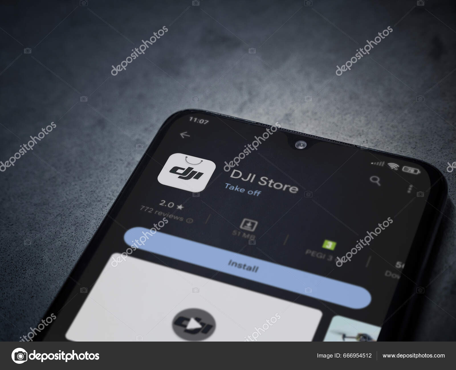 Lod Israel July 2023 Dji Store App Play Store Page – Stock Editorial ...