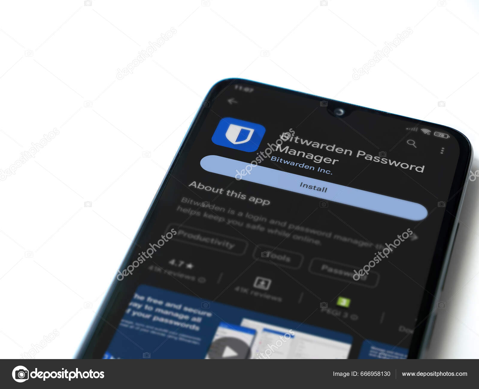 Lod Israel July 2023 Bitwarden Password Manager App Play Store – Stock ...