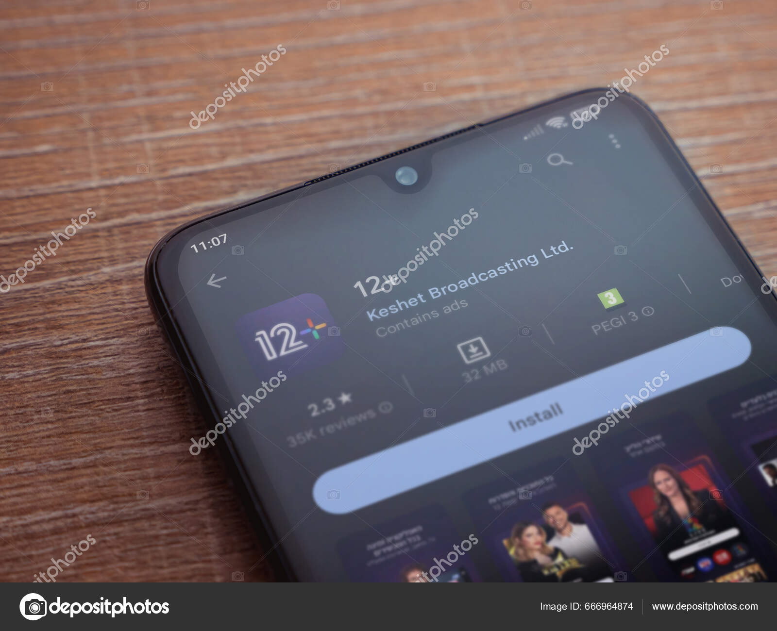 Lod Israel July 2023 App Play Store Page Smartphone Wooden – Stock Editorial Photo ...