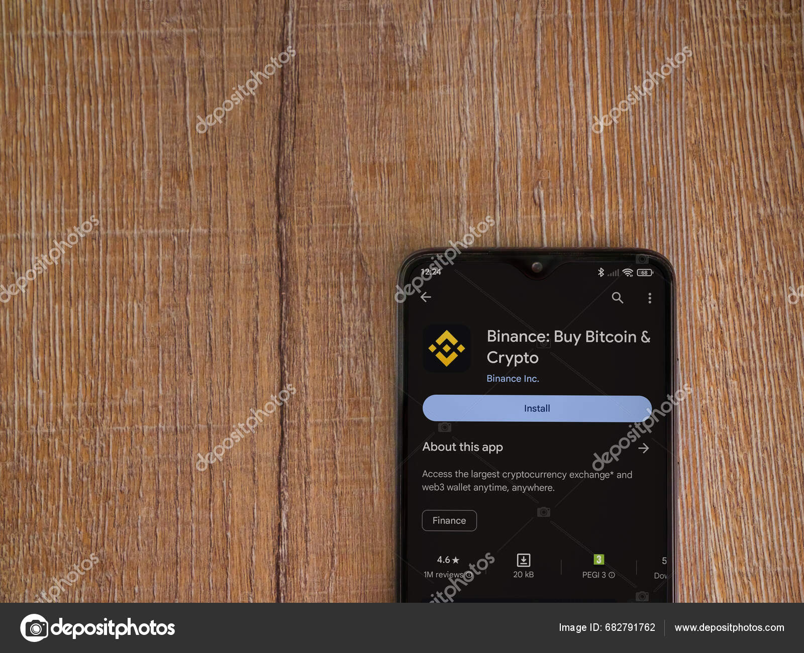 Lod Israel July 2023 Binance App Play Store Page Smartphone – Stock ...