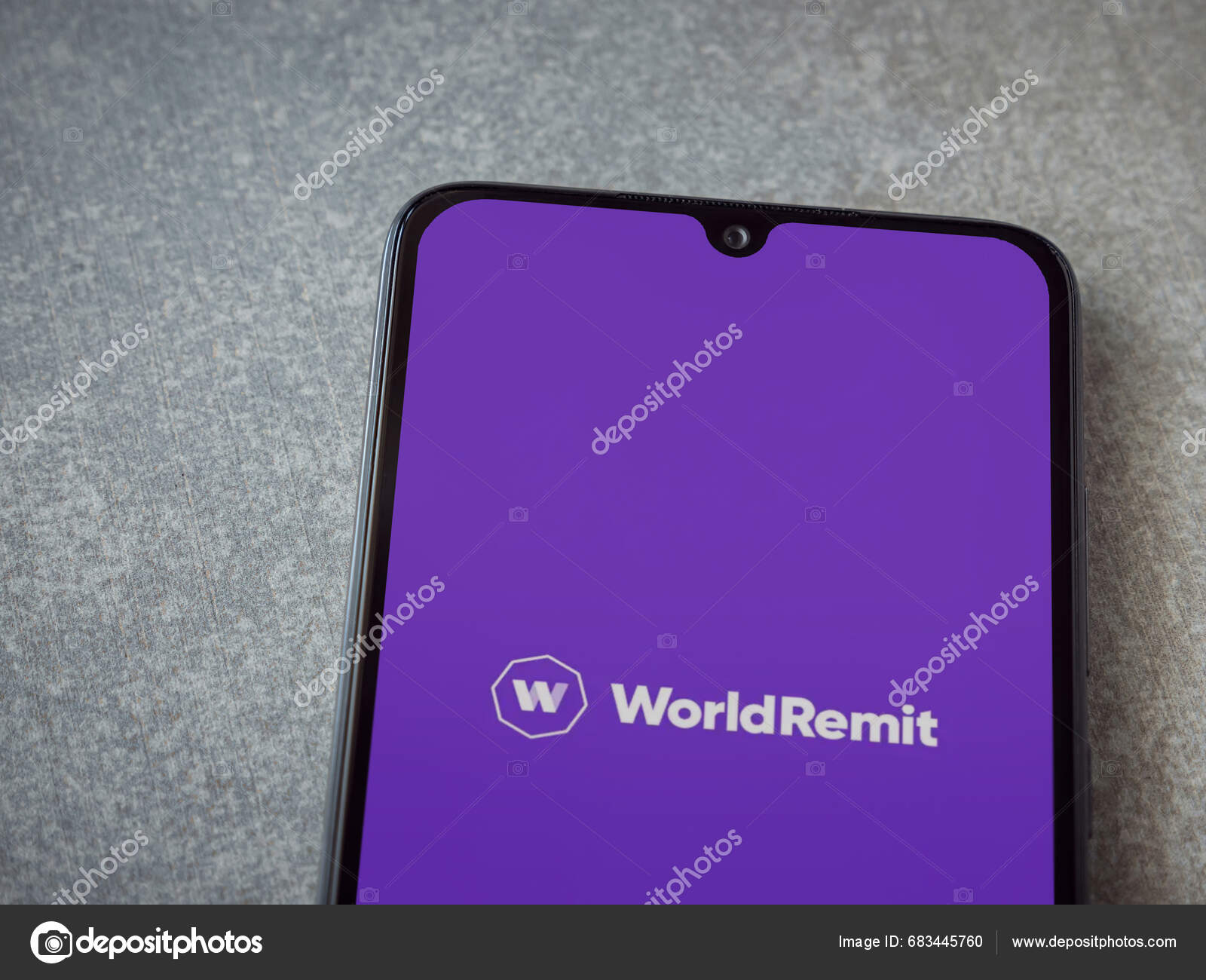 Lod Israel July 2023 Worldremit App Launch Screen Smartphone Ceramic ...