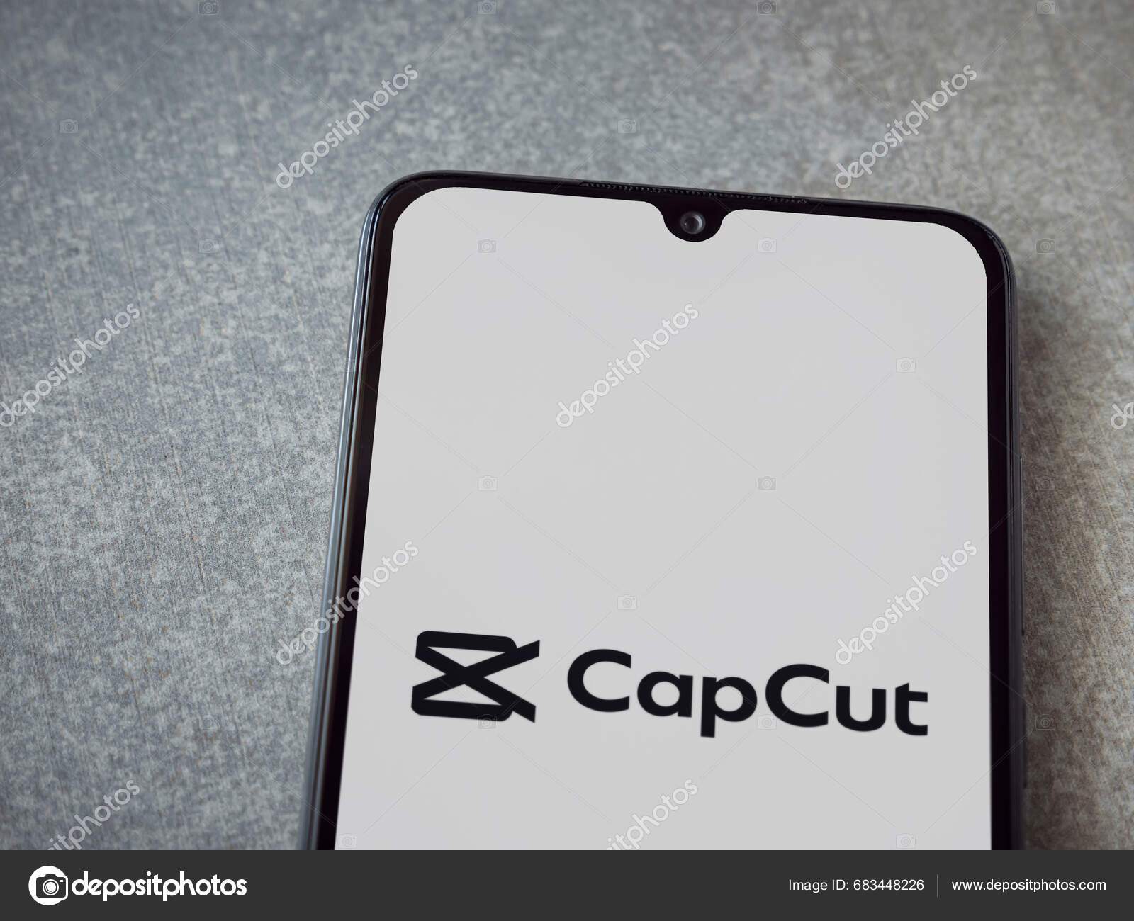 Lod Israel July 2023 Capcut App Launch Screen Smartphone Ceramic ...
