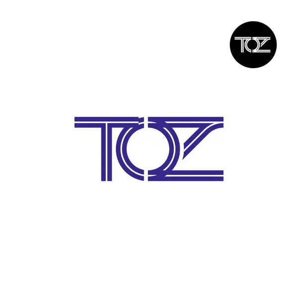 Letra Tdz Monograma Logo Design Vector de stock #700666124 de ©RajifStock