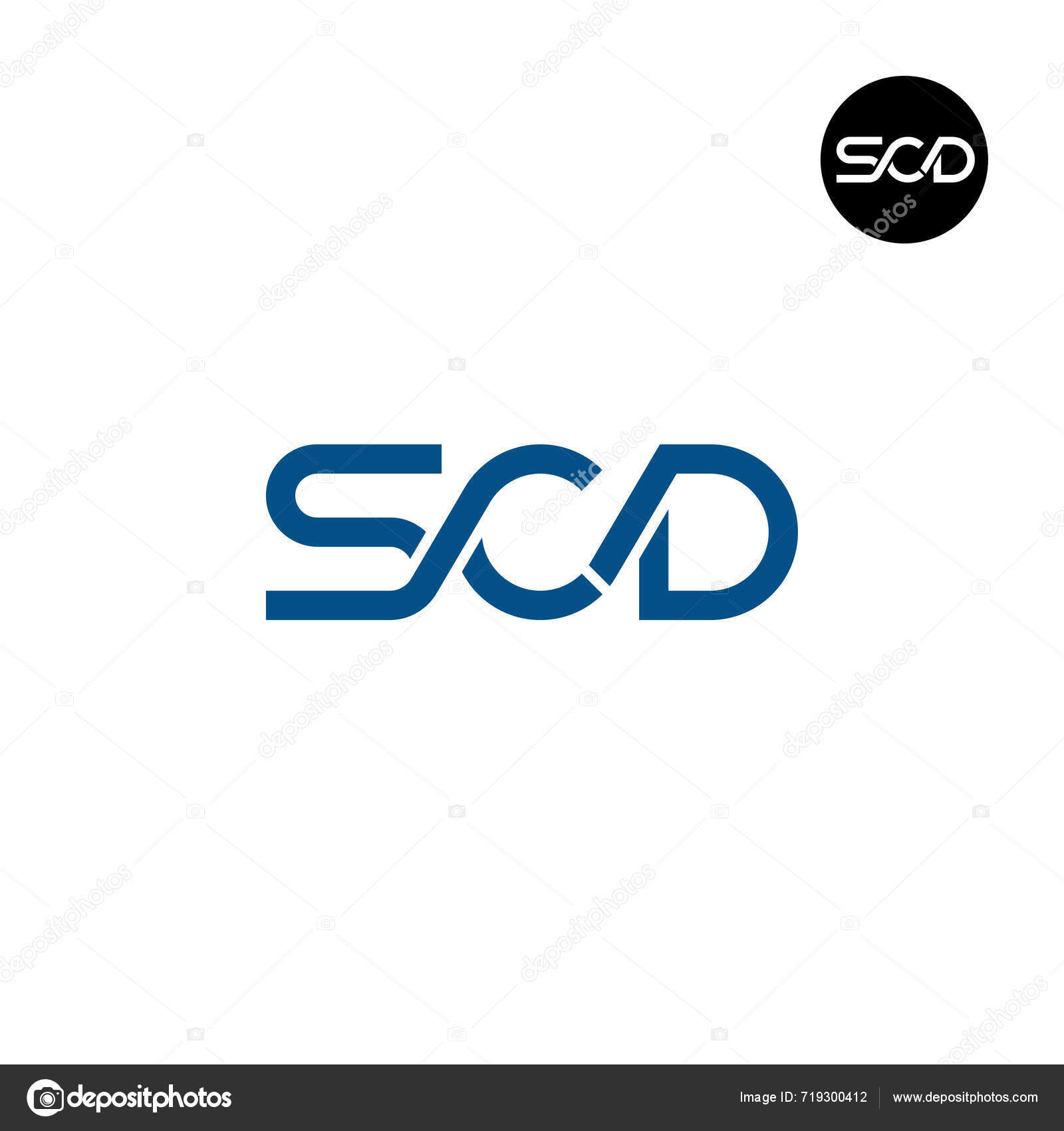 Diseño Del Logotipo Letra Scd Monograma Vector de stock #719300412 de ...
