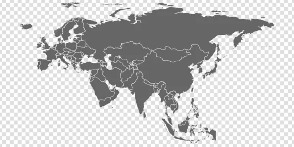 Mapa En Blanco Del Mundo Occidental