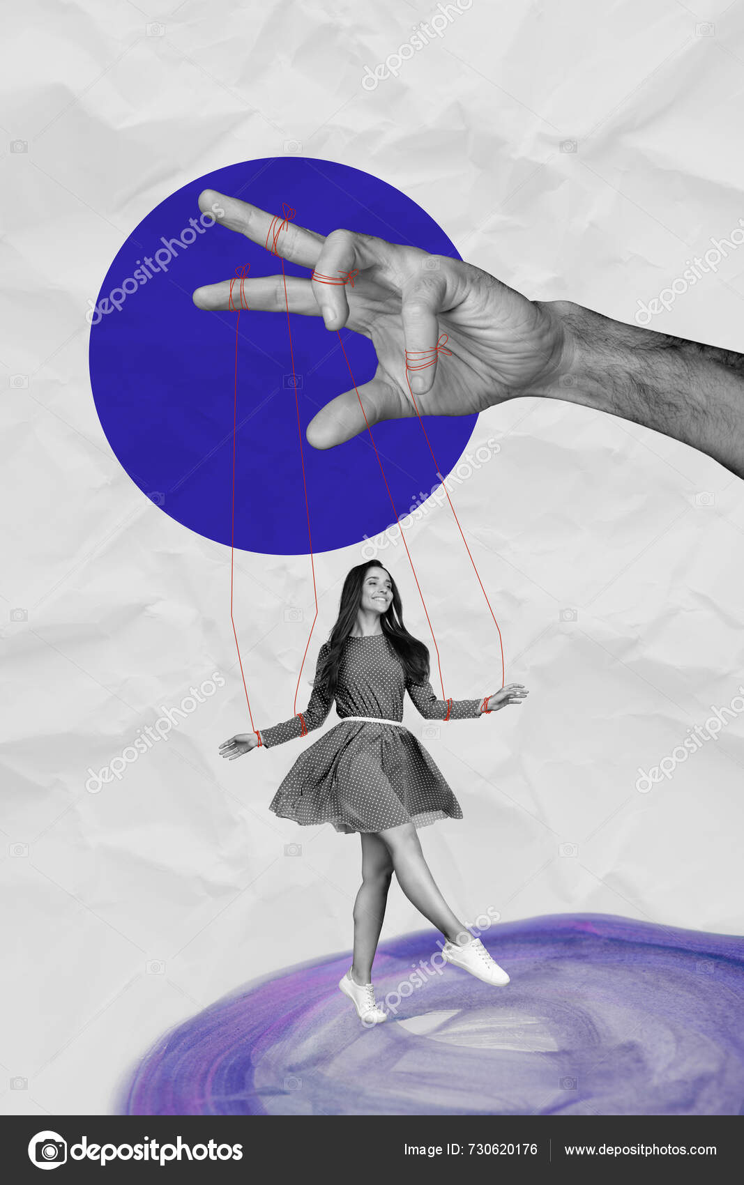 Composite Trend Artwork Sketch Image Photo Collage Huge Hand Appear ...