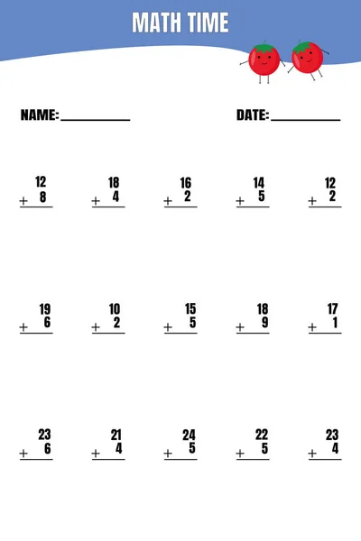 Math worksheets Stock Photos, Royalty Free Math worksheets Images ...