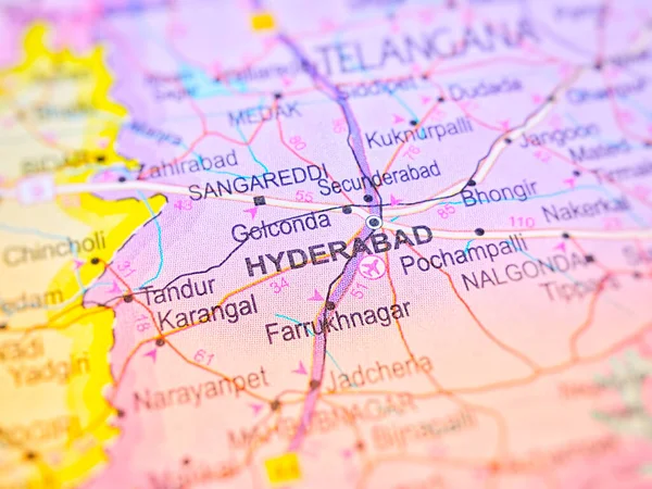 Hyderabad india map Stock Photos, Royalty Free Hyderabad india map ...