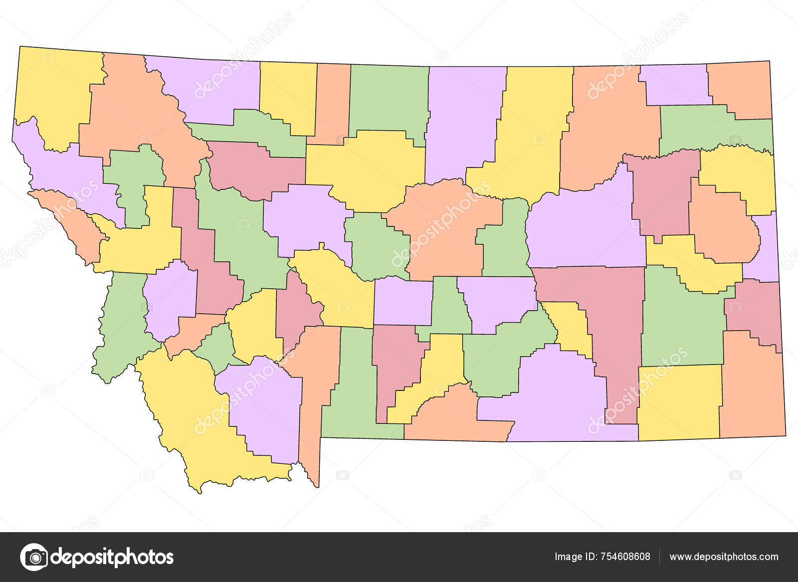 Montana Administrative Map Counties Map Montana Blank Map Empty Map ... Montana Administrative Map Counties Map Montana Blank Map Empty Map ...