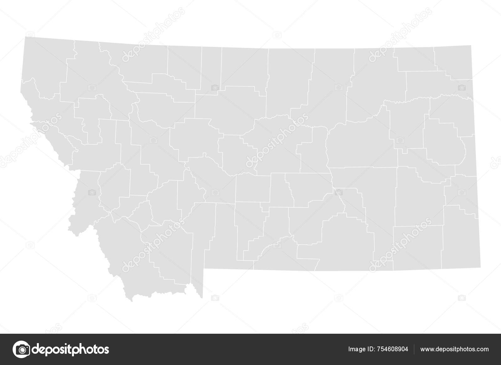 Montana Administrative Map Counties Map Montana Blank Map Empty Map ... Montana Administrative Map Counties Map Montana Blank Map Empty Map ...
