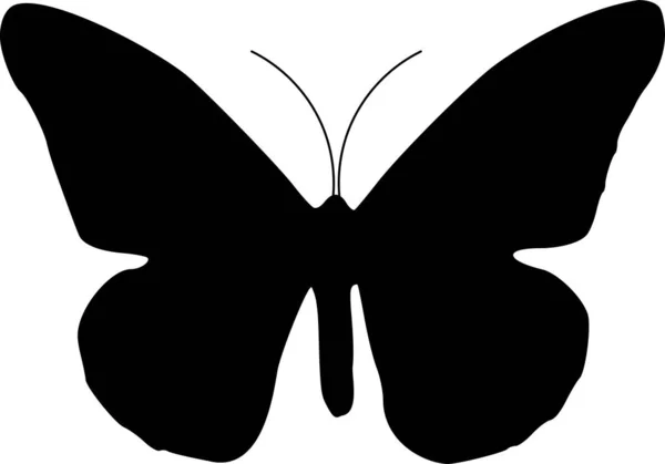 Butterfly Silhouette Insect Vector Graphics Stock Vector by ©ja ...