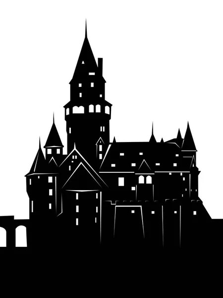 Grafika wektorowa Ruiny zamku, Ruiny zamku obrazy wektorowe | Depositphotos