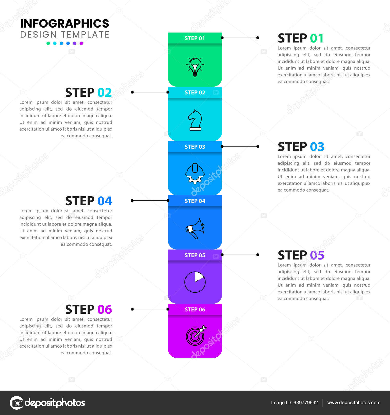 Infographic Template Icons Options Steps Can Used Workflow Layout ...