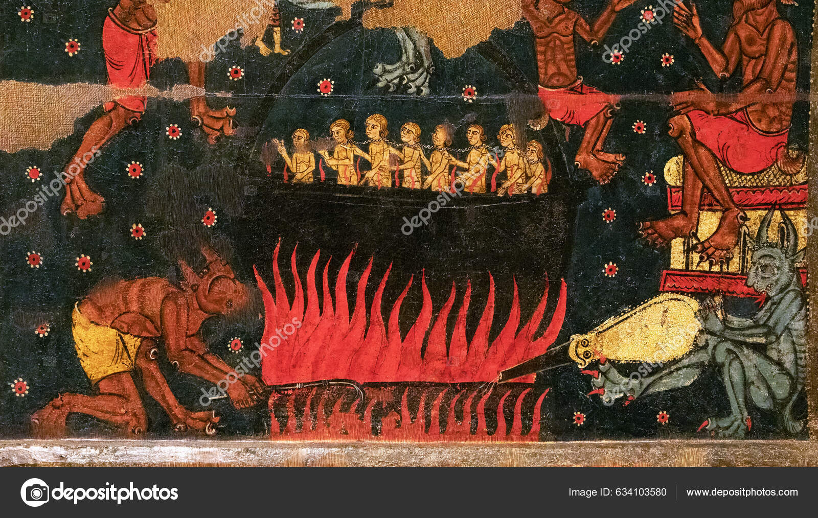 Medieval Paintings Of Hell