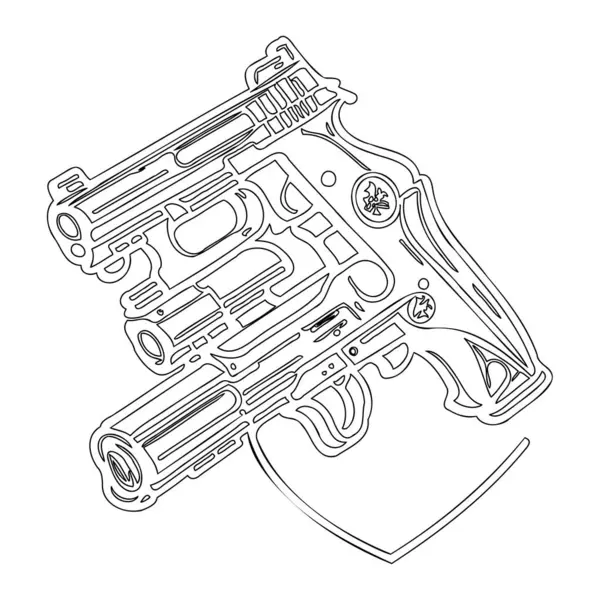 13,541,564 Gun outline Vector Images | Depositphotos