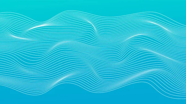 Abstract Dynamic Wavy Lines Background Stock Vector by ©alepdaru@gmail ...