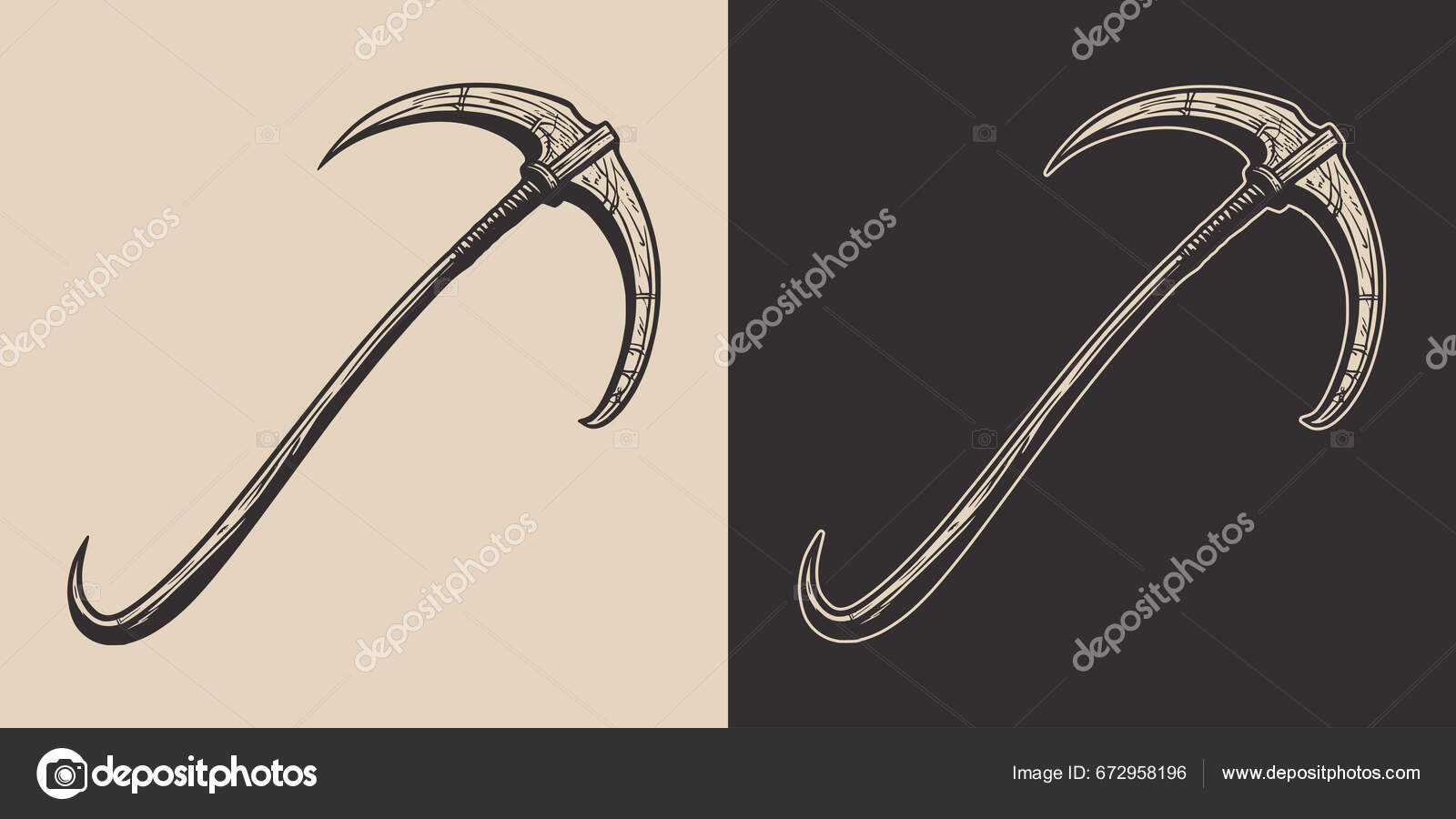 Scythe Weapon Drawings