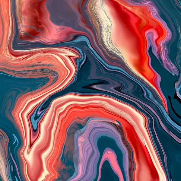 Abstract colorful fluid art background. Digital art. Abstract concept ...