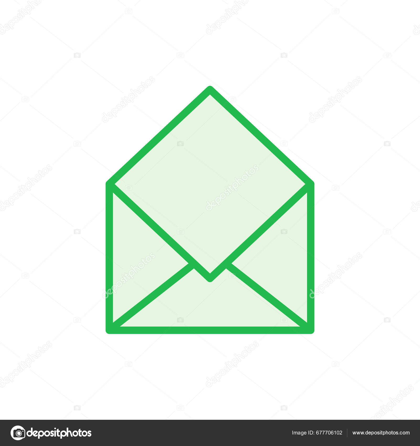 Posta Ikonen Set Postikon Vektor Postikonen Kuvert Illustration vektor ...