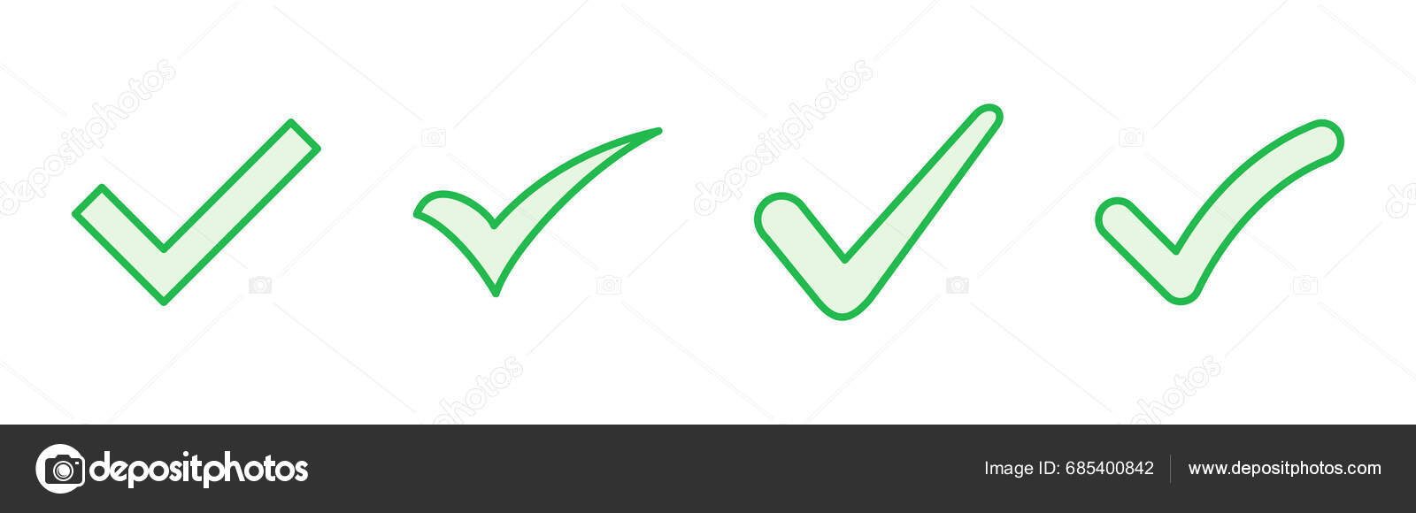 Tarkistusmerkki Asetettu Tarkista Merkki Kuvake Rasti Merkki Symboli ...