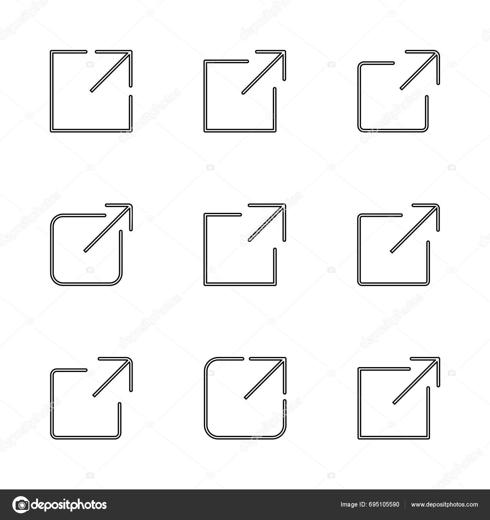 External Link Icon Set Link Icon Vector Hyperlink Symbol Stock Vector ... External Link Icon Set Link Icon Vector Hyperlink Symbol Stock Vector ...
