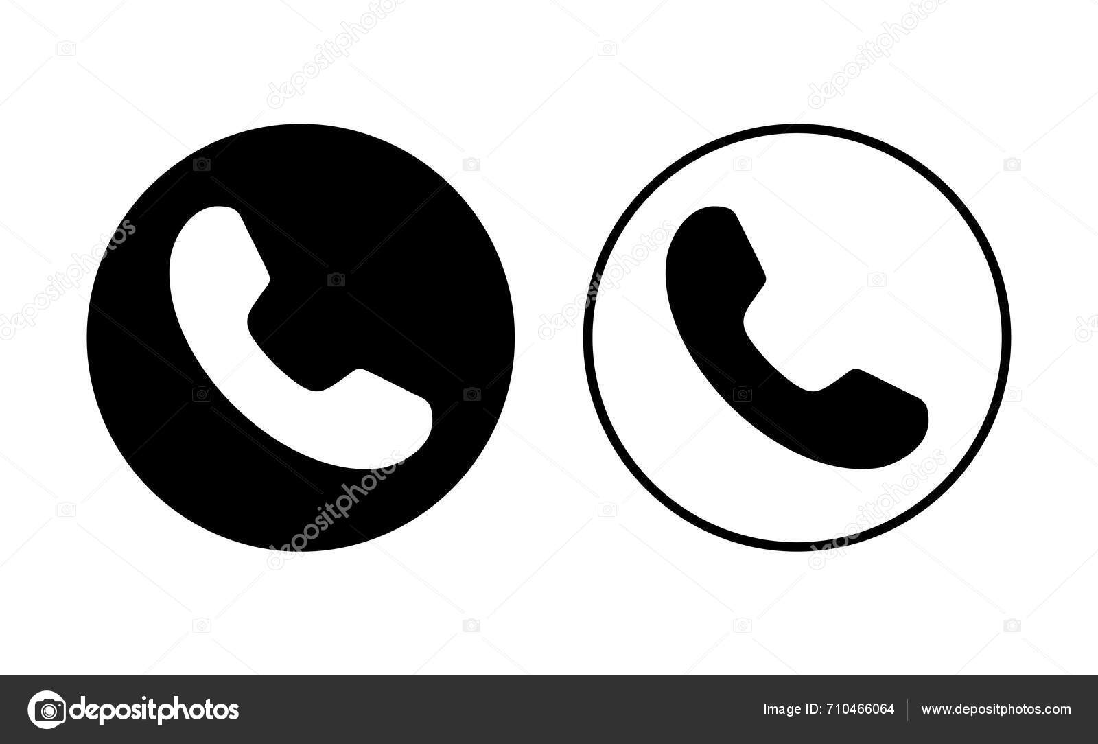 Call Icon Set Telephone Icon Vector Phone Icon Vector Contact Stock ...