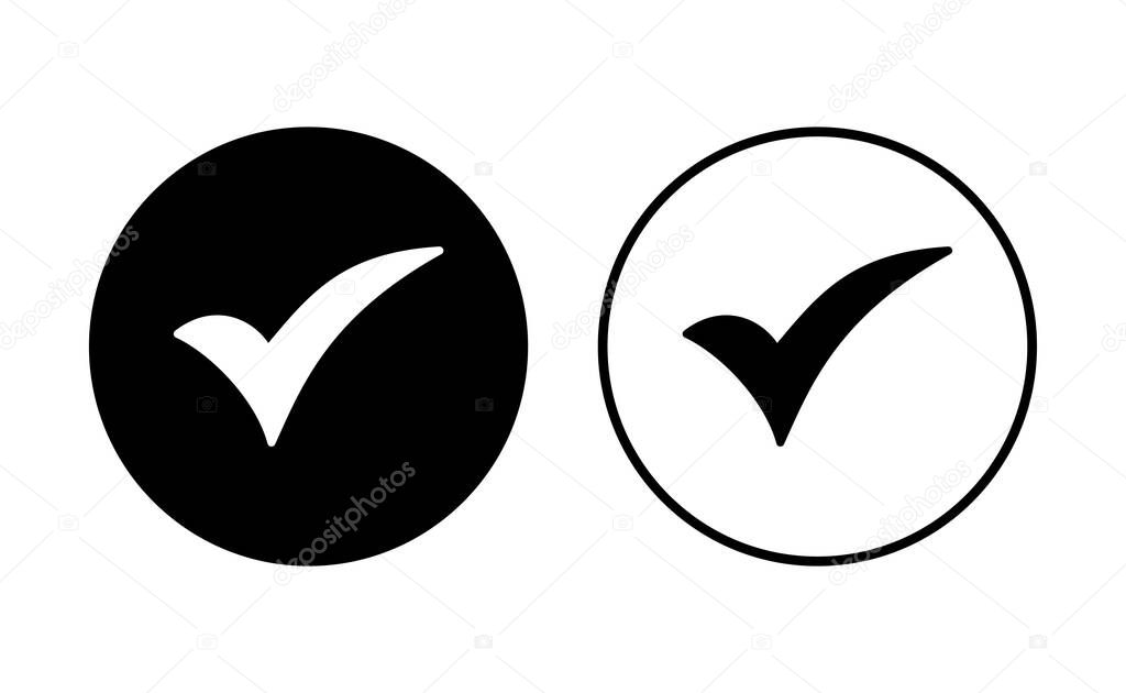 Comprobar Conjunto Iconos Marca Comprobar Icono Marca Marca Garrapata ...