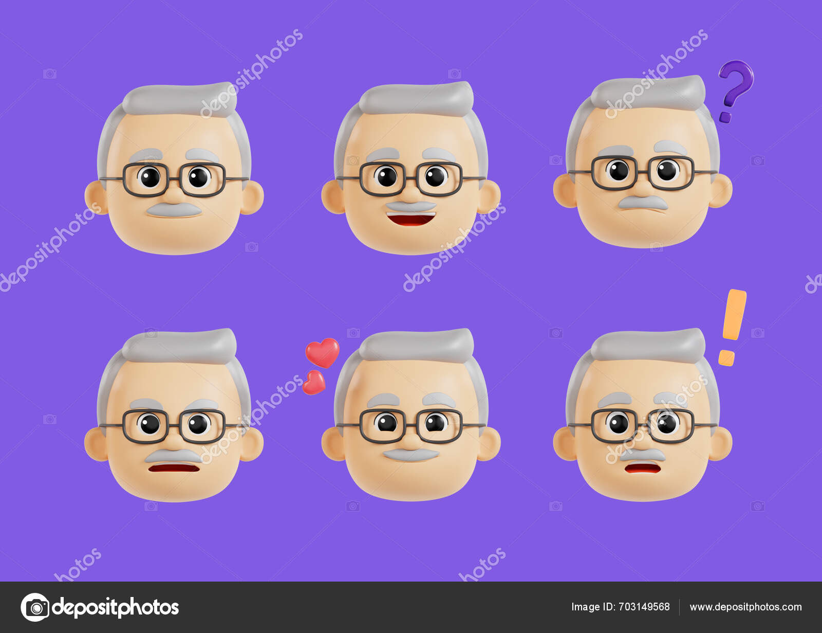 Various Emotional Expressions Graphics — Stock Photo © submission ...