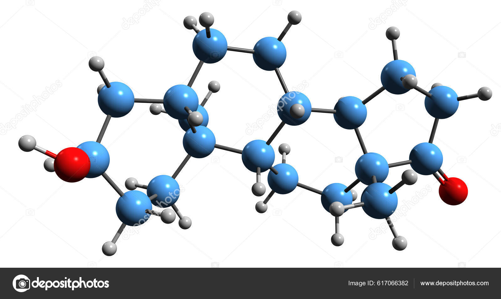 Image Androsterone Skeletal Formula Molecular Chemical Structure ...
